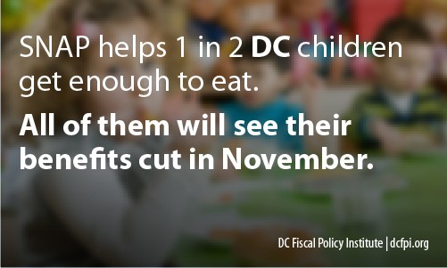 SNAP Cuts Reduce Healthy Meals for Half Of DC's Kids